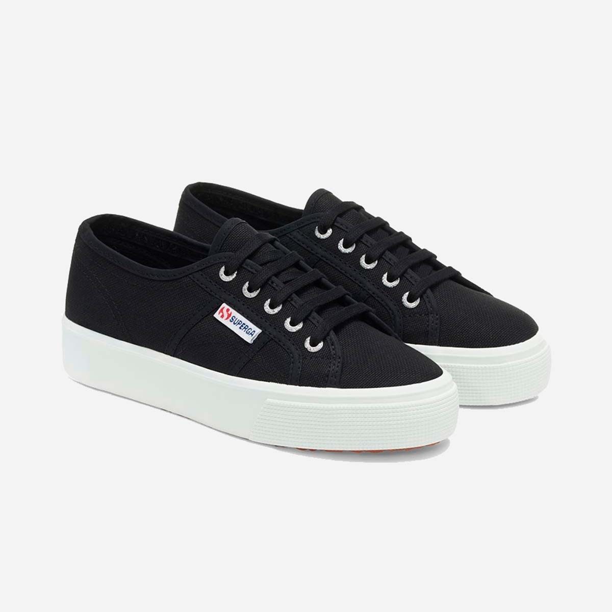 Zapatilla 2730 Mid Platform Black F White – Superga Chile