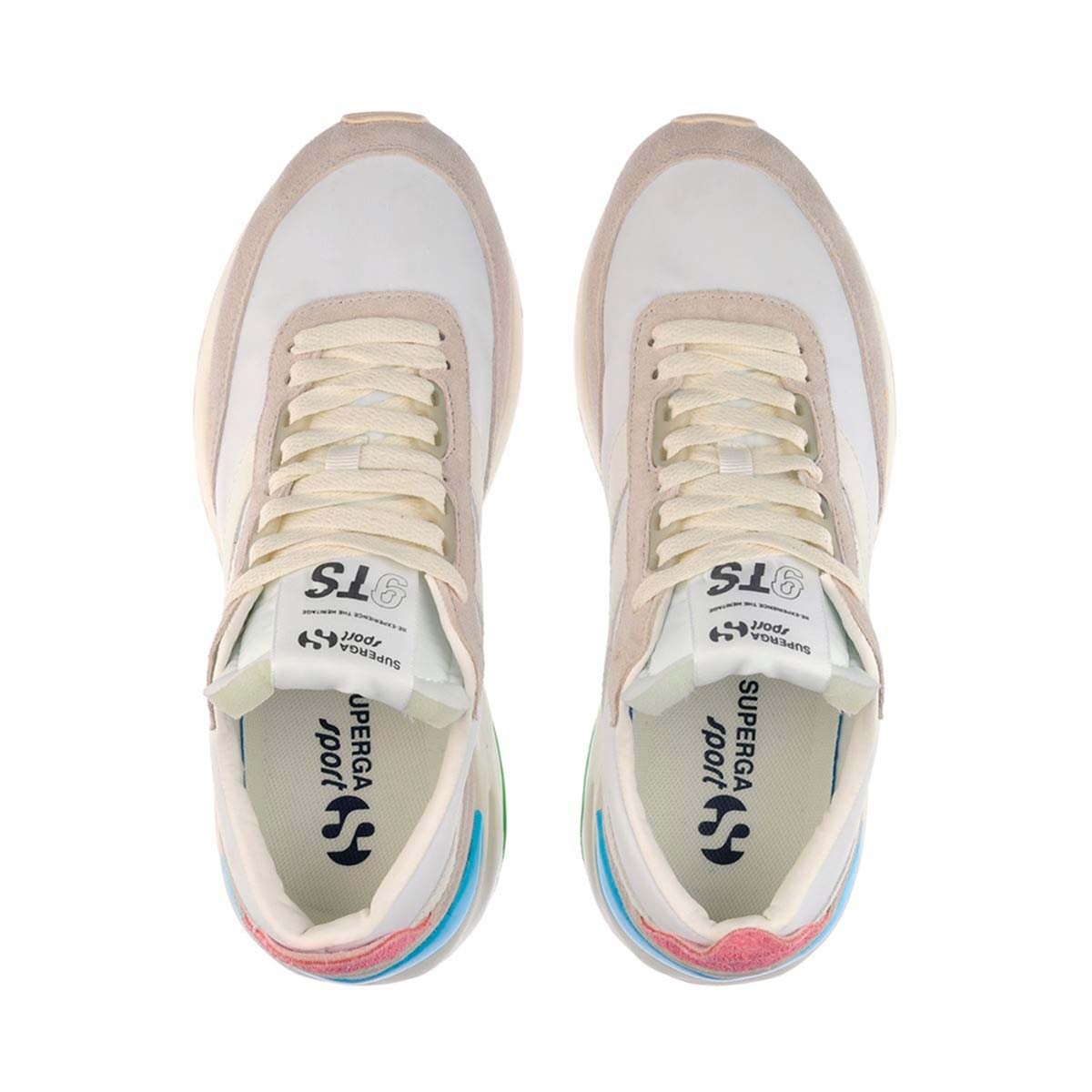 Zapatilla 4089 Training 9TS White Turquoise Green – Superga Chile
