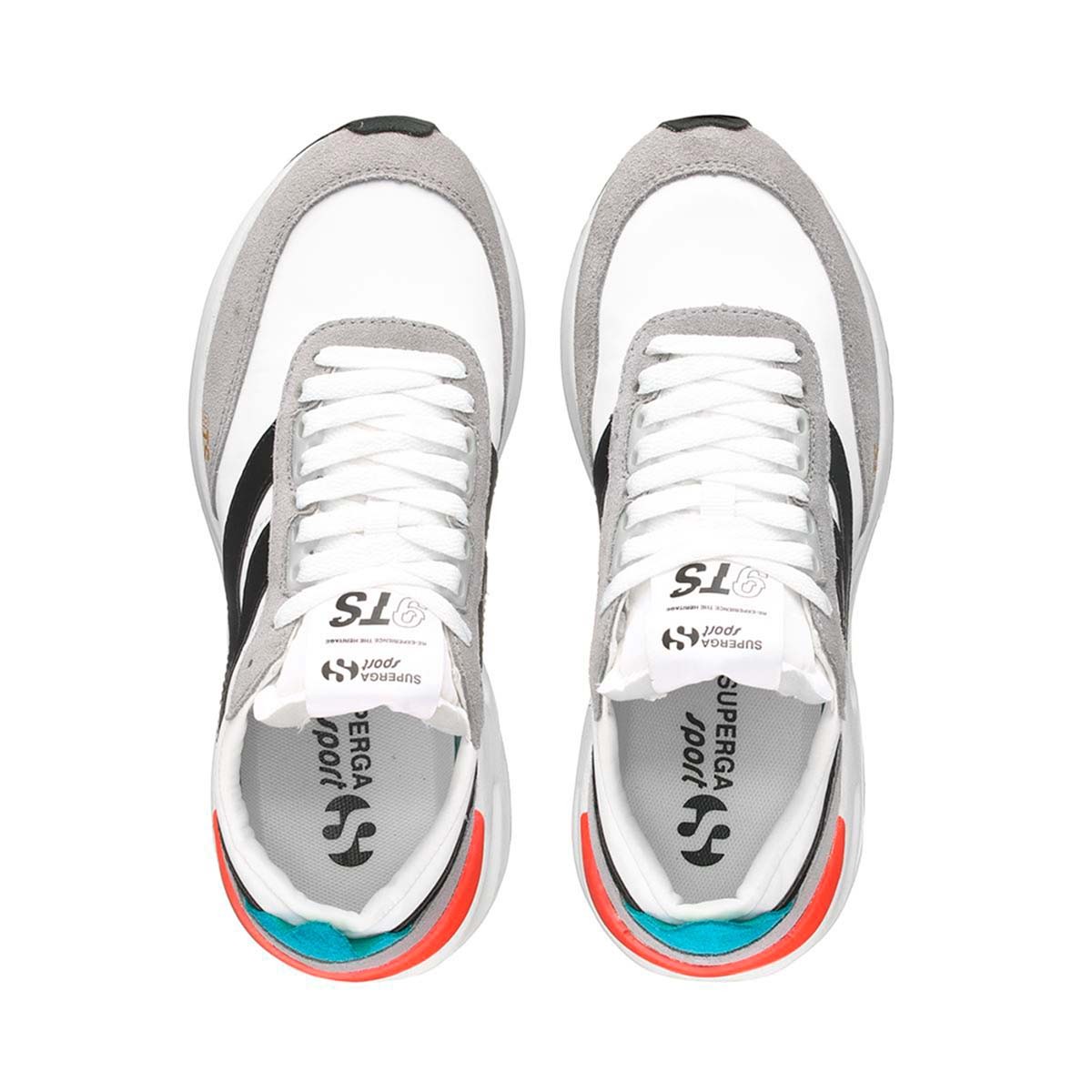 Zapatilla 4089 Training 9TS White Turquoise Black – Superga Chile