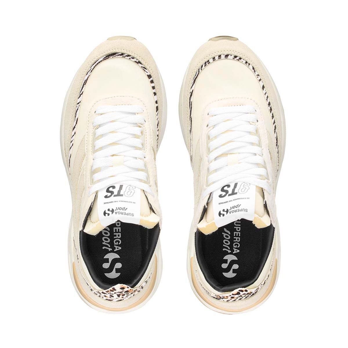 Zapatilla 4089 Training 9TS SL Beige Zebra – Superga Chile