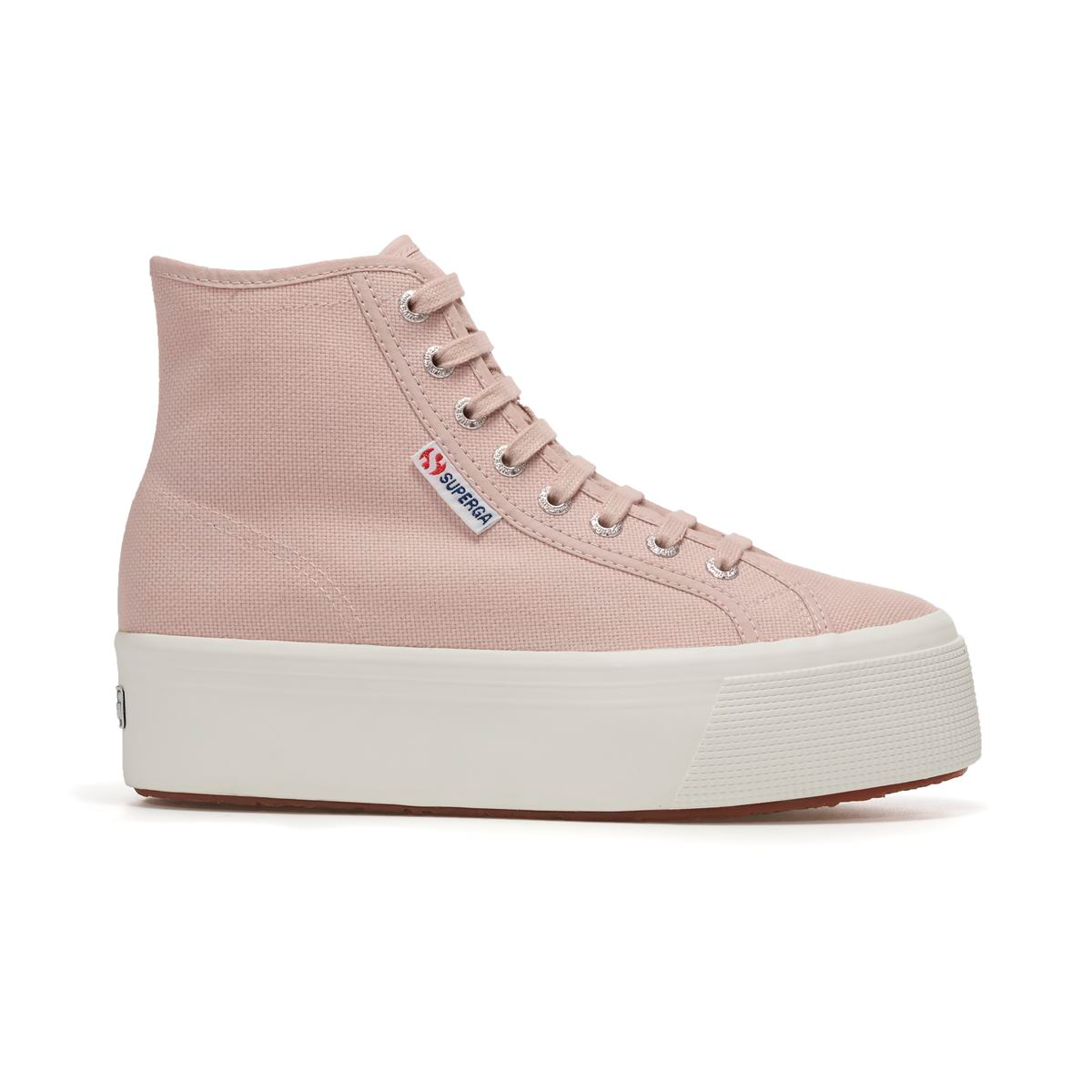 Zapatilla 2708 Hi Top Pink Skin F Avorio – Superga Chile